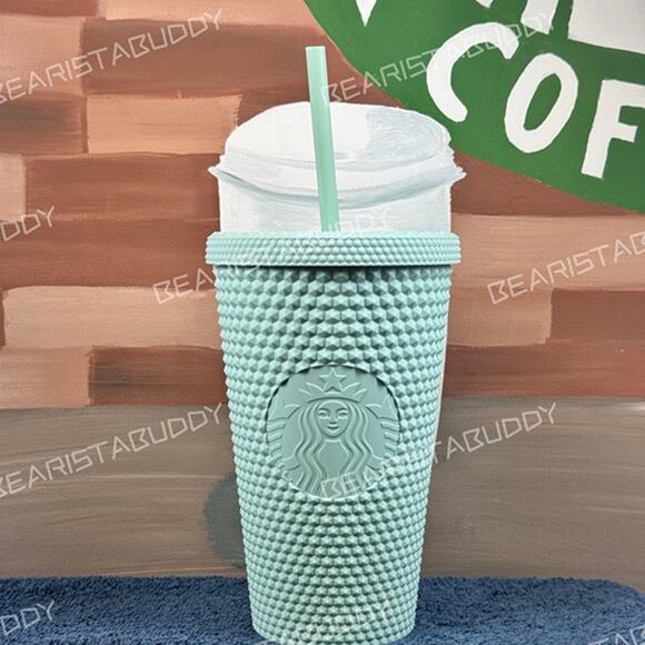 Starbucks | Dining | Starbucks Usa Mint Green Studded Grande | Poshmark